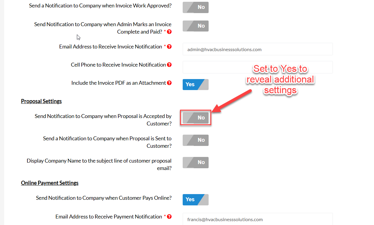 One-Click - Internal Notification - Include Material Order List on Customer Accepted ESM ...